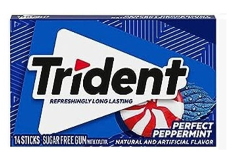 TRIDENT Original Flavor Sugar-Free Chewing Gum - 14 Sticks